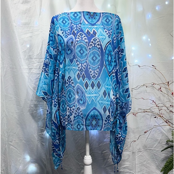 Ruby Rd. | Tops | Ruby Rd Sheer Boho Top | Poshmark